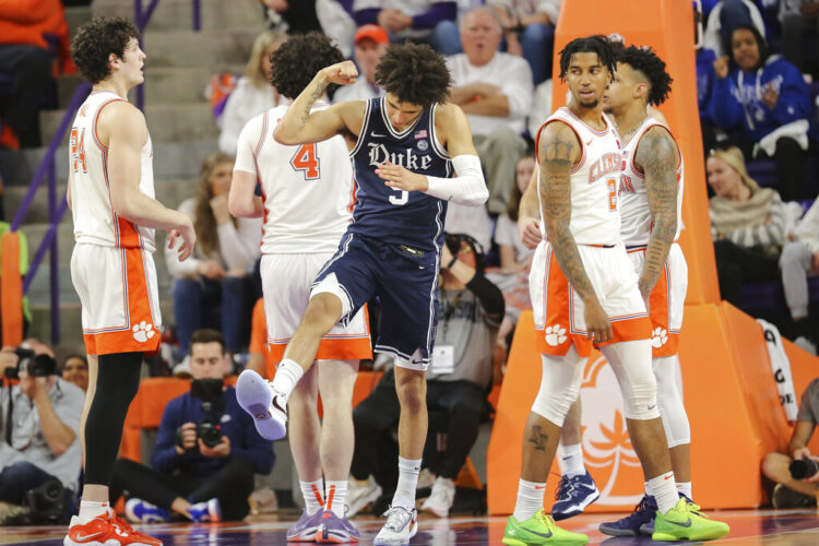 Hall, Galloway lead Clemson over No. 24 Duke 72-64 | News, Sports, Jobs ...